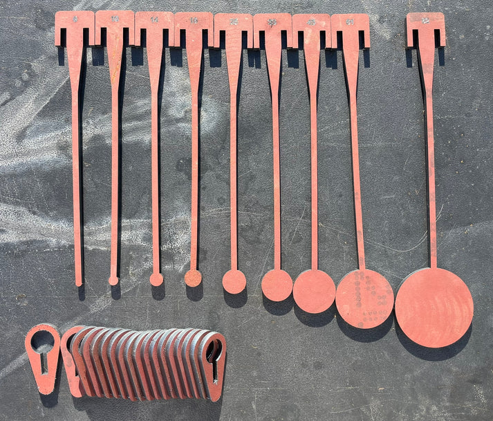 PRS Rimfire 22 Australia Standard Target Pack 12 Stands 650mm ...